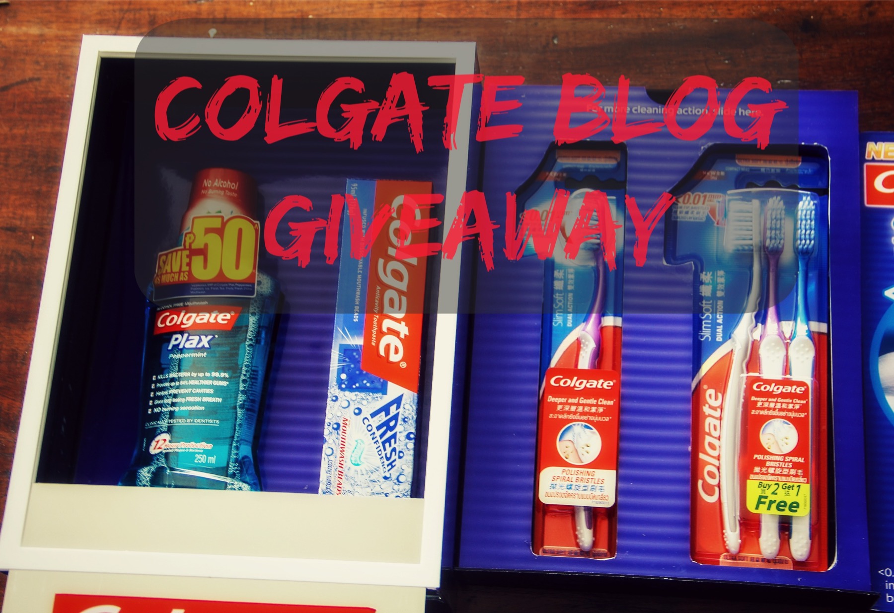 Blog Giveaway - Colgate SlimSoft Dual Action - The Food Scout