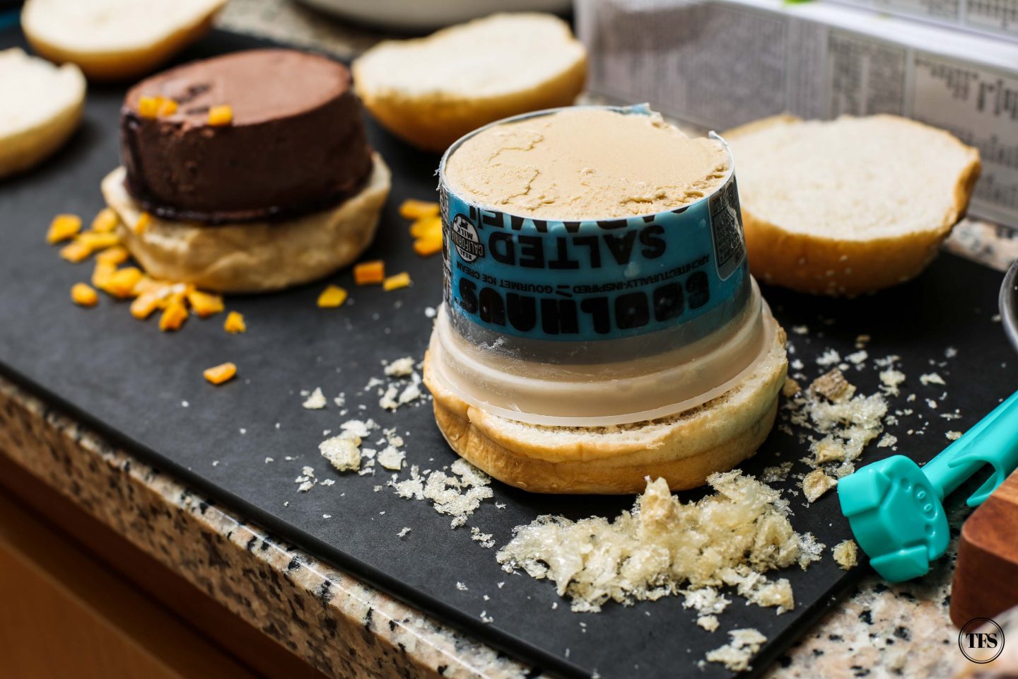 Trio Ice Cream Burger Recipe - The Food Scout