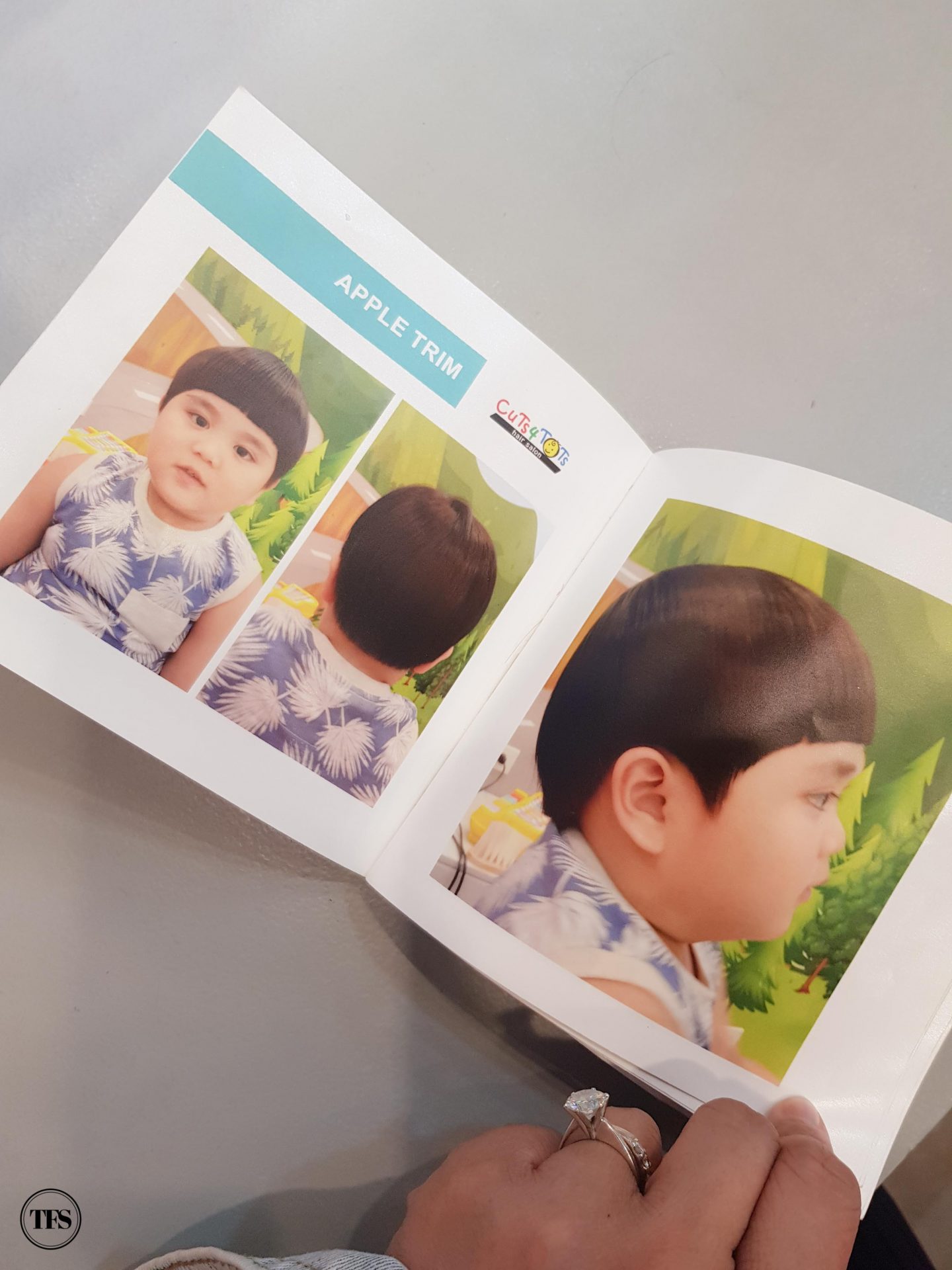 Seb Life: First Haircut at Cuts 4 Tots - The Food Scout